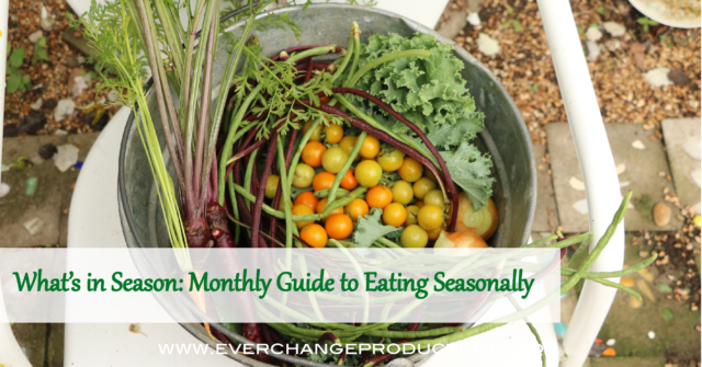 What's in Season: Monthly Guide to Eating Seasonally